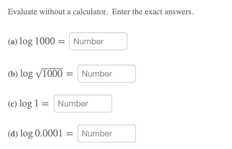 Solved Rewrite the statement log 4 = 0.602 using exponents | Chegg.com