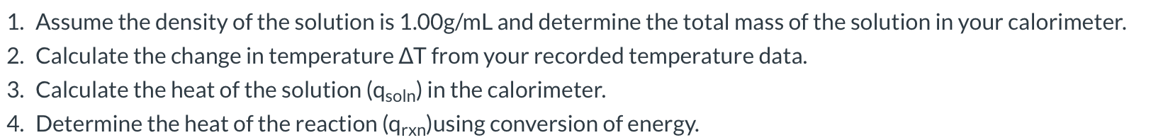 Solved Using the data from the Calorimetry simulation (first | Chegg.com