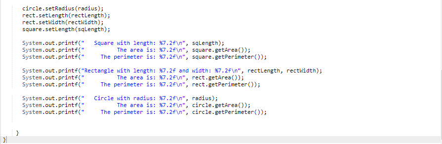 Solved 11.10 LAB^: Shapes (abstract) Write an abstract | Chegg.com