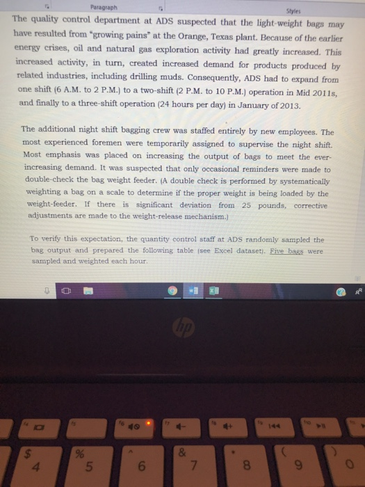 Solved Paragraph Styles On November 1, 2013 John Adams, a | Chegg.com