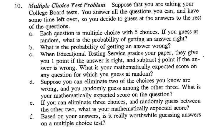 Solved 0. Multiple Choice Test Problem Suppose that you are | Chegg.com
