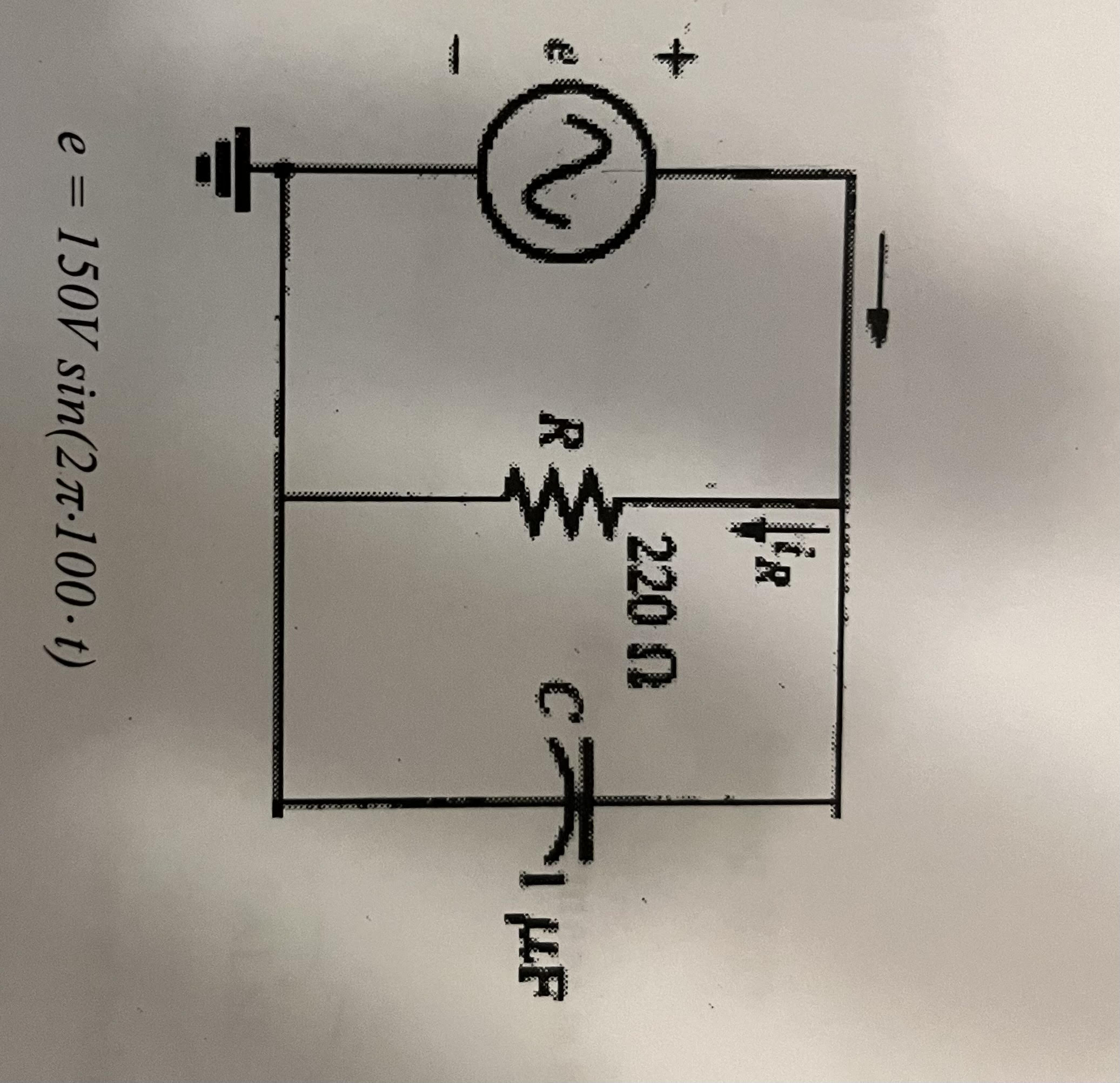 Solved For The Circuit Above:Solve for E in polar | Chegg.com