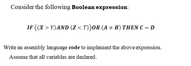 Solved Consider the following Boolean expression: IF | Chegg.com