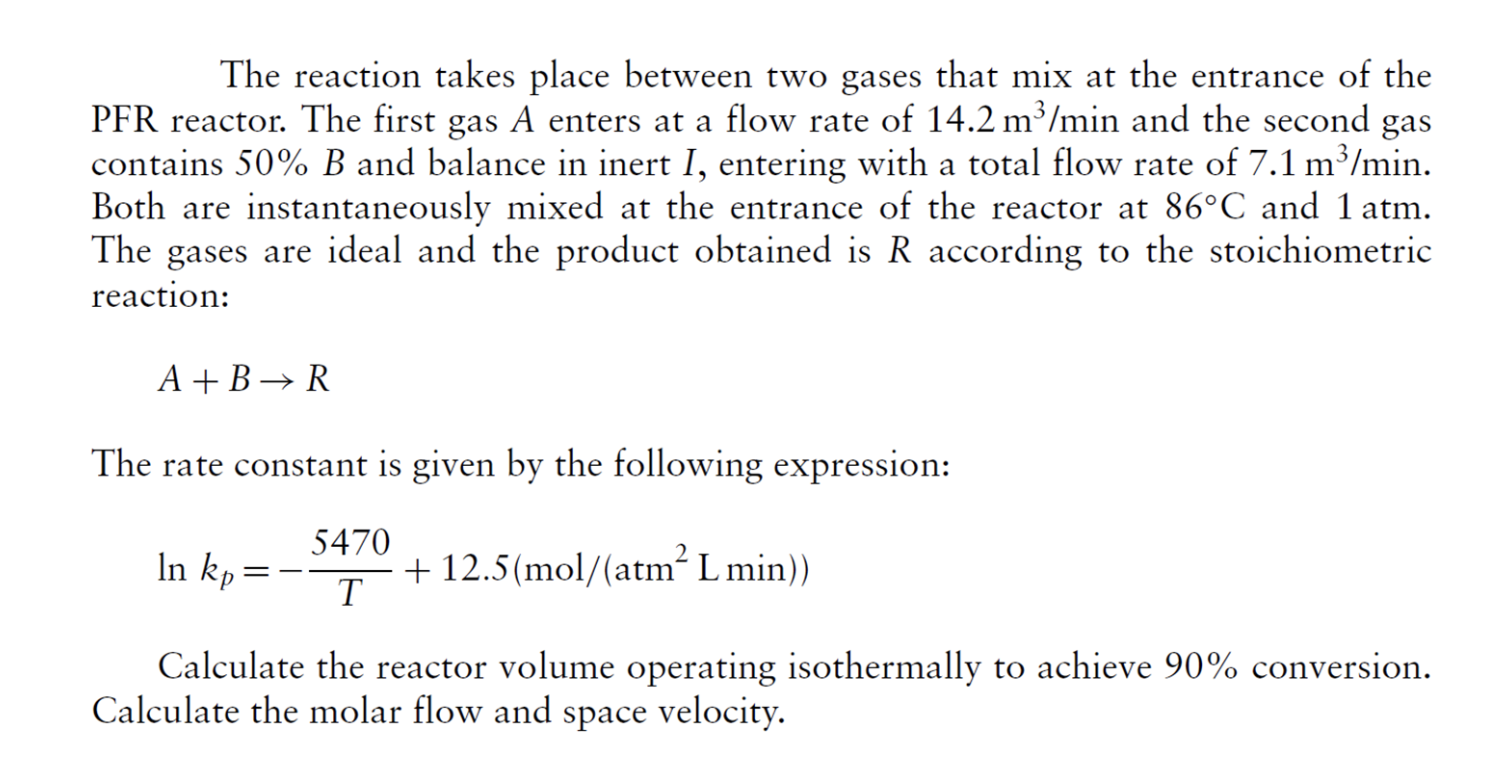 Solved The reaction takes place between two gases that mix | Chegg.com