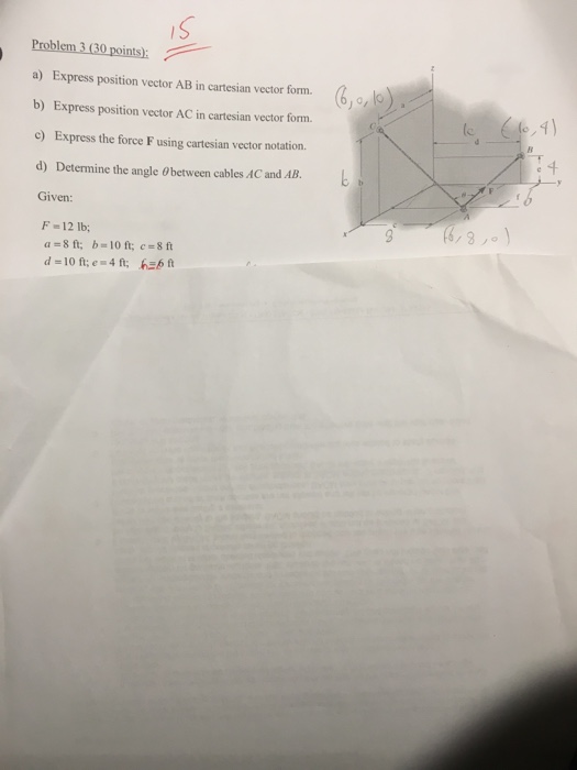 Solved IS Problem 3 (30 points): a) Express position vector | Chegg.com Solved IS Problem 3 (30 points): a) Express position vector | Chegg.com