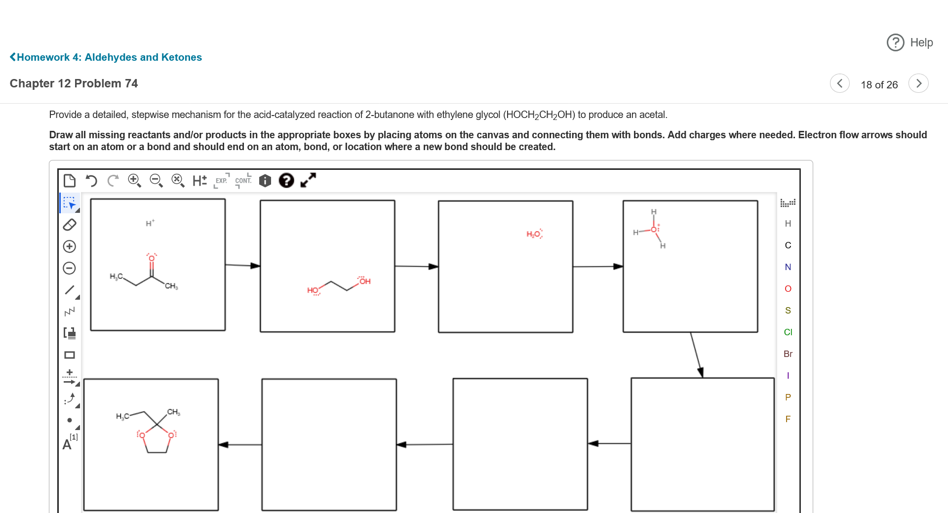 Solved Chapter 12 ﻿Problem 74Provide a detailed, stepwise | Chegg.com