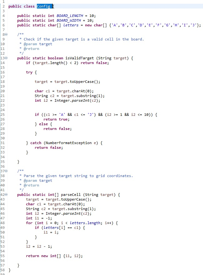 Solved How would this shootTarget method in Game.java | Chegg.com
