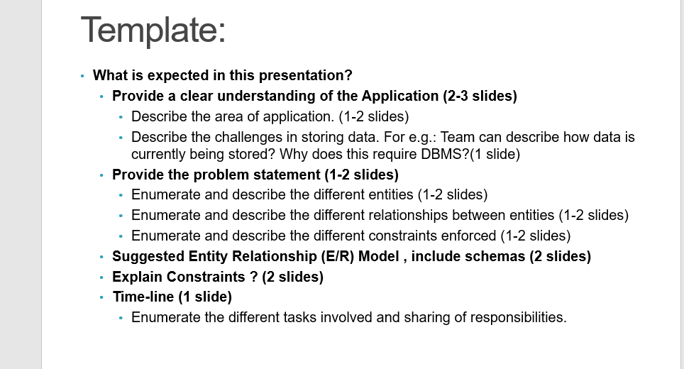 Solved Overview: A Relational Database Project Project | Chegg.com
