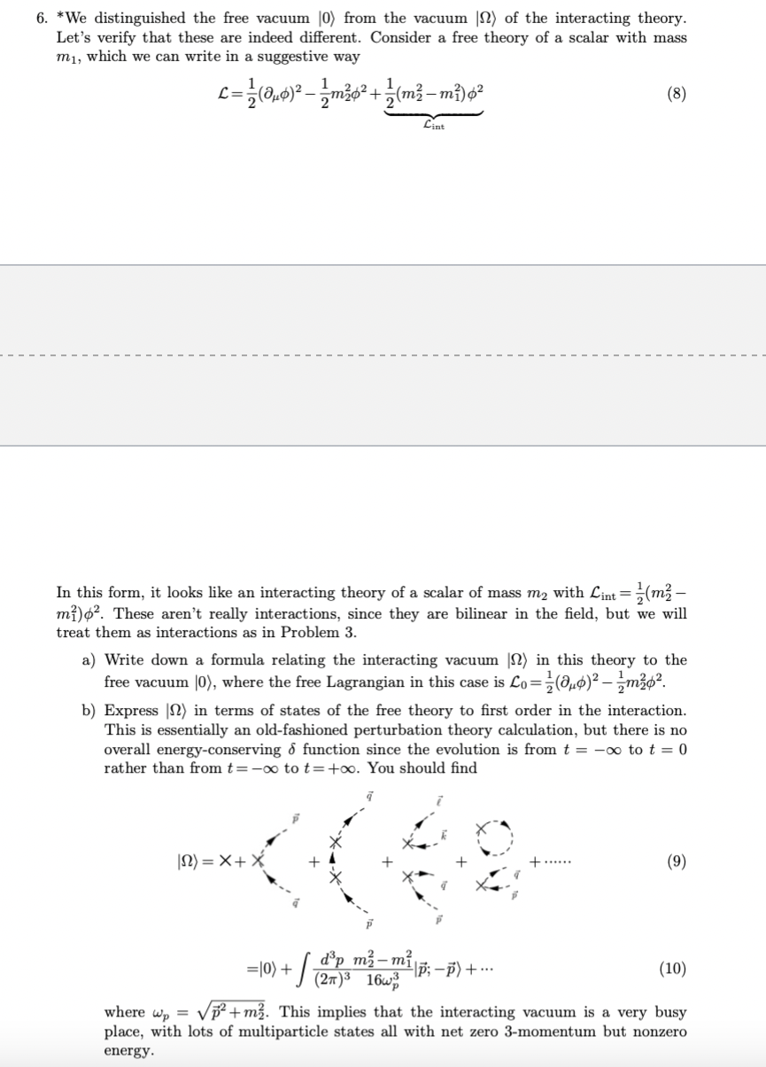 Solved This is a Quantum Field theory question, please | Chegg.com