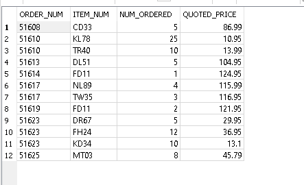 Solved Write a query that for each order, lists the order | Chegg.com