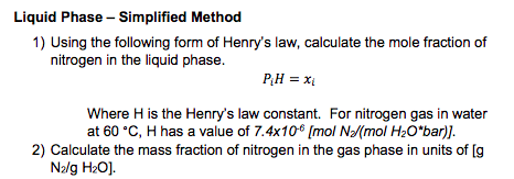 Solved Edit: It is pure nitrogen gas and the value for N2 = | Chegg.com