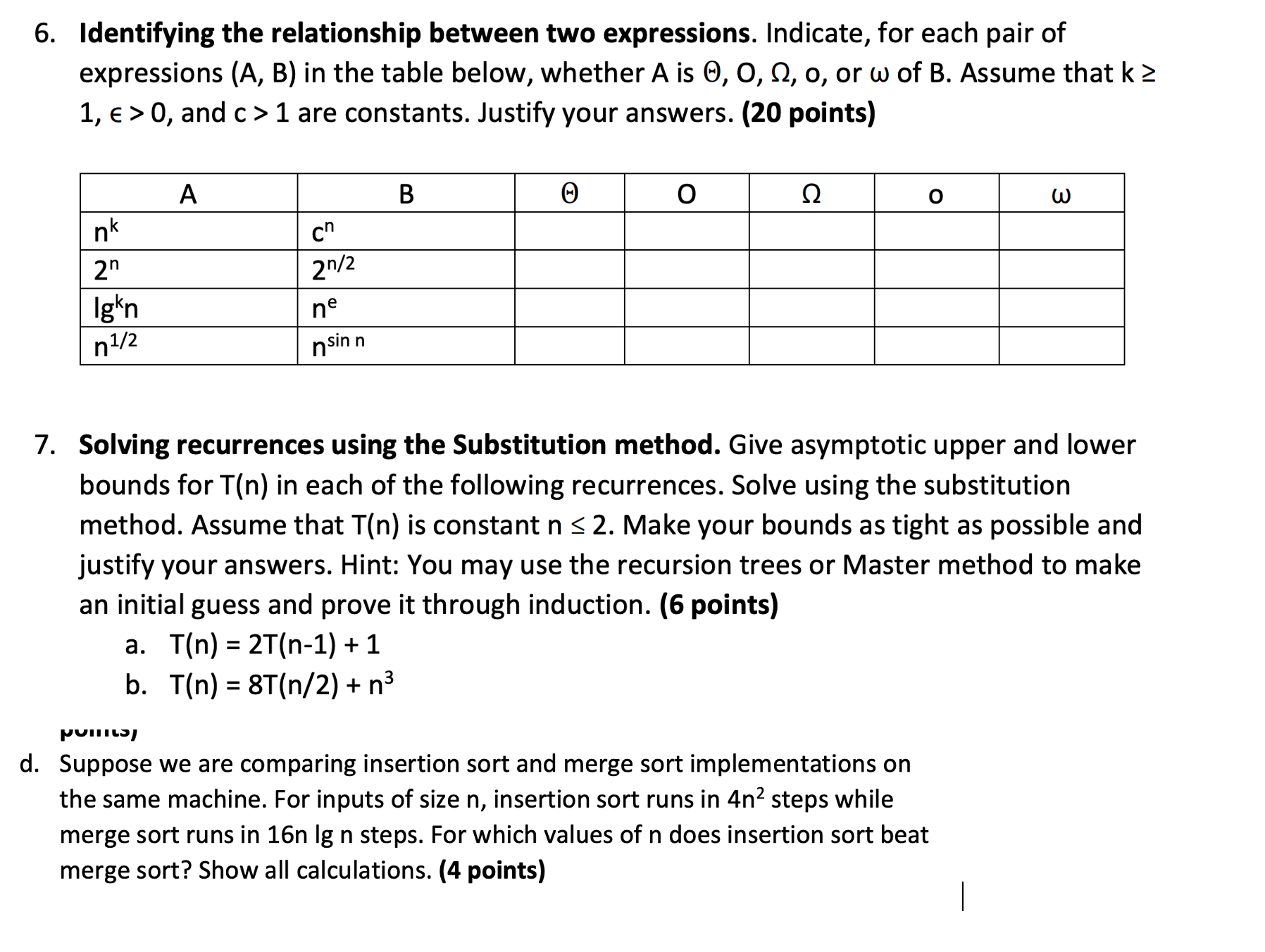 Solved 6. Identifying the relationship between two | Chegg.com