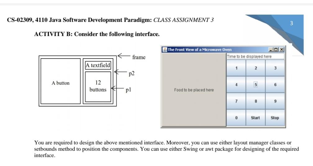 Solved ACTIVITY B: Consider the following | Chegg.com