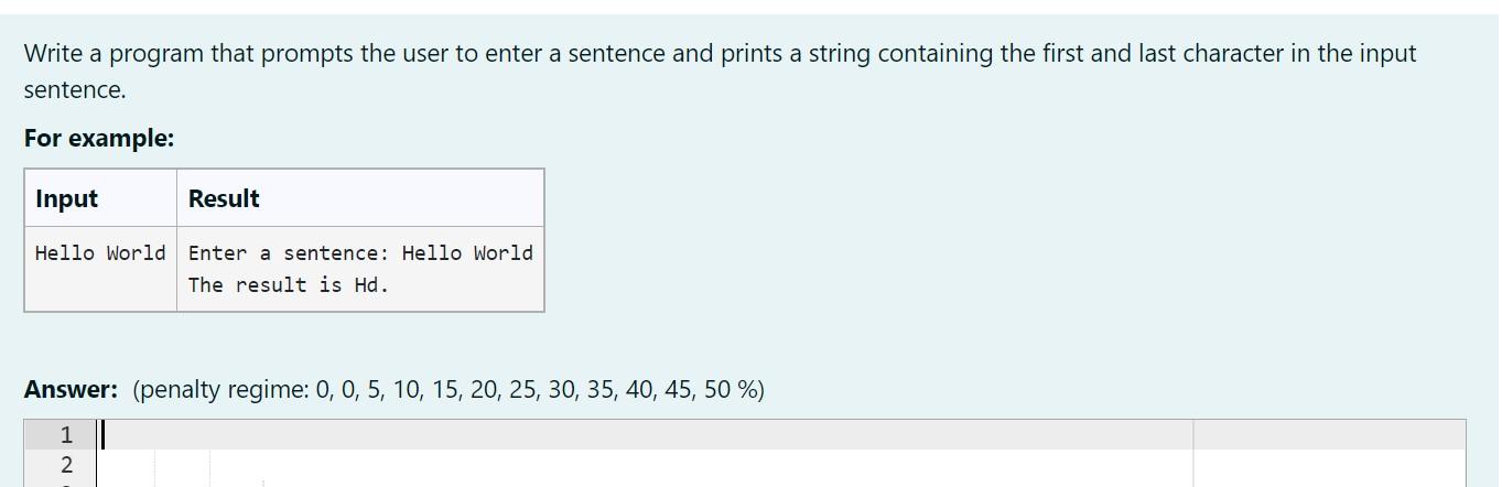Solved Write a program that prompts the user to enter a | Chegg.com