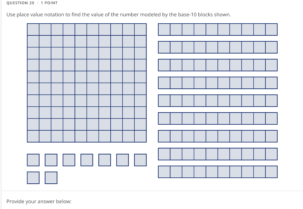 Solved Use place value notation to find the value of the | Chegg.com