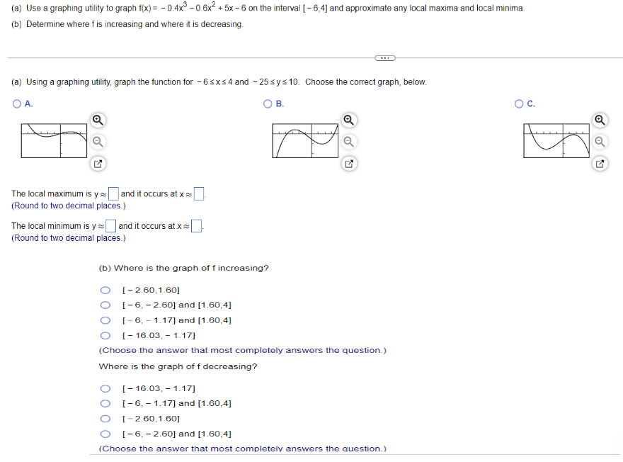 Solved (a) ﻿Use a graphing utility to graph | Chegg.com