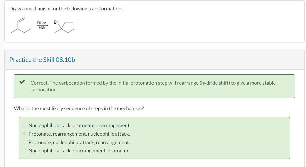 Solved Draw a mechanism for the following transformation: | Chegg.com