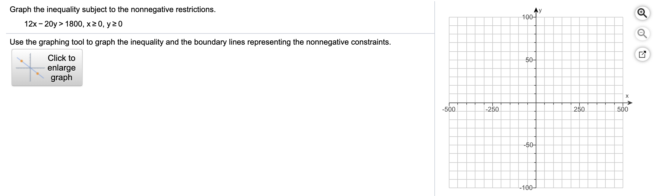 Solved Graph the inequality. AY 10- 6x + 3y = 18 8- Use the | Chegg.com