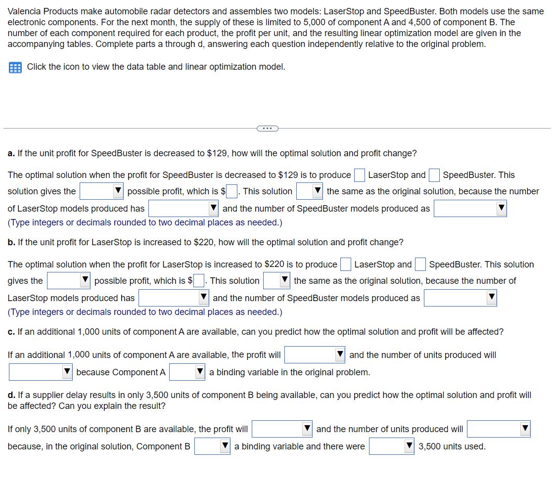 DROP-DOWN BOX OPTIONS 1:MAXIMUMMINIMUMDROP-DOWN BOX | Chegg.com