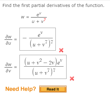 Solved Find the first partial derivatives of the function. | Chegg.com
