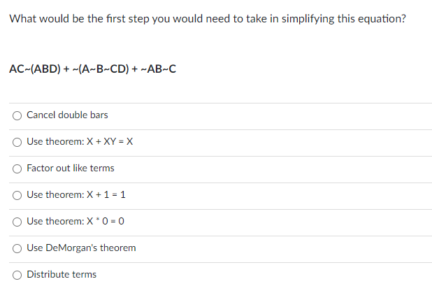 Solved Write The Boolean Algebra Expression For The Circuit