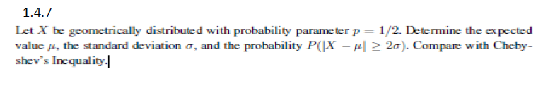 Solved Let \\( X \\) be geometrically distributed with | Chegg.com