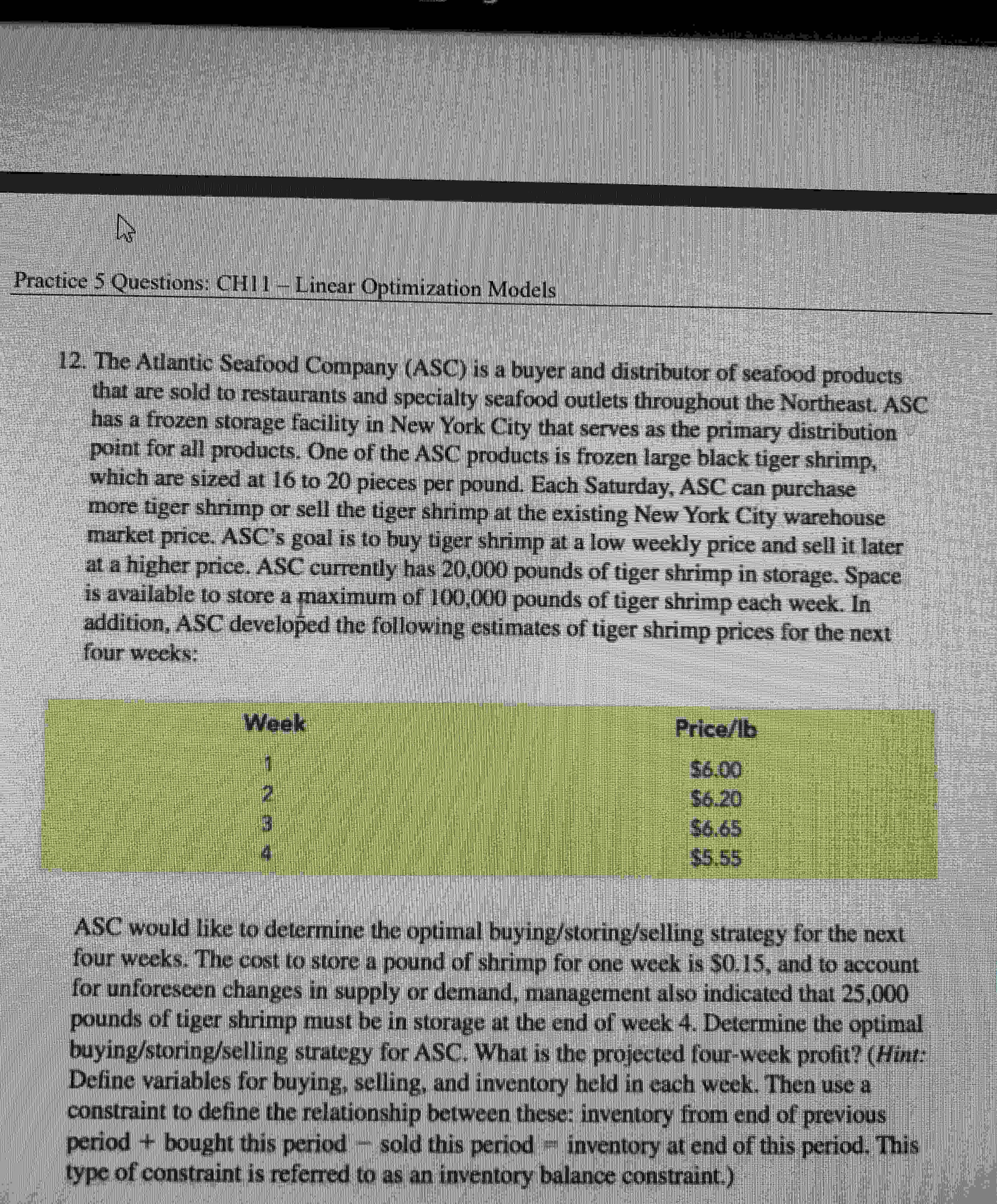 Solved please answer this in excel | Chegg.com