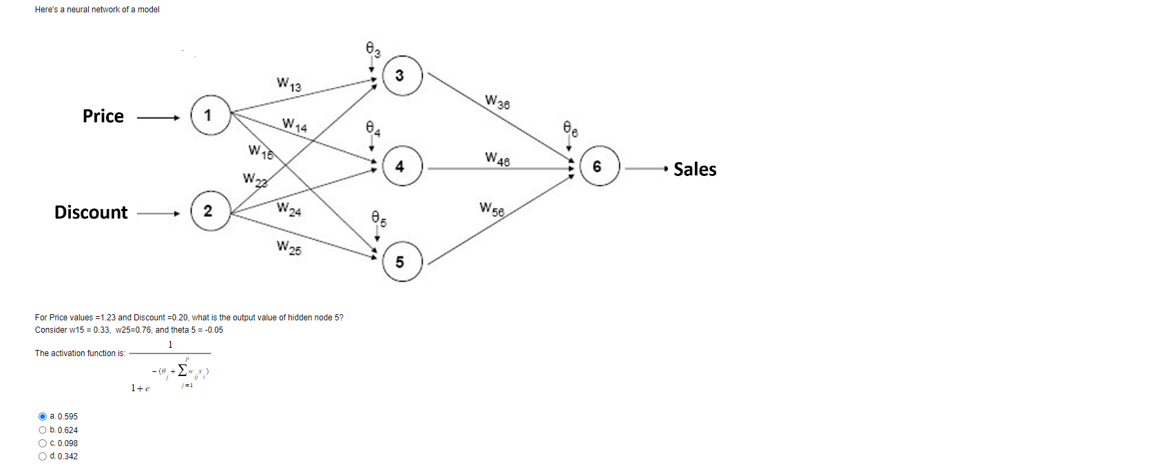 Solved I'm pretty sure .595 is wrong, but it's the answer I | Chegg.com