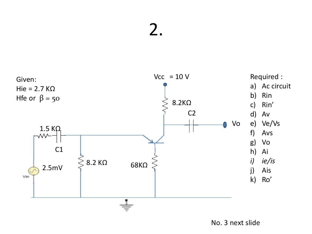 Solved ELECTRONIC CIRCUIT ANALYSIS & DESIGN Topics: 1. | Chegg.com