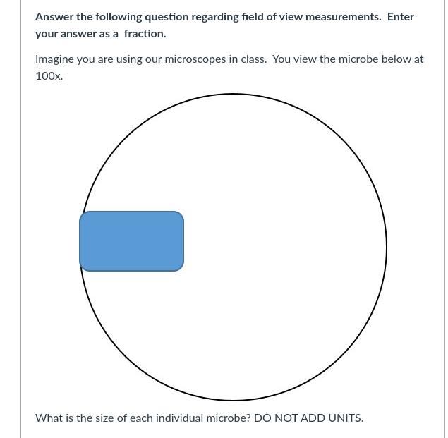Solved Answer the following question regarding field of view | Chegg.com
