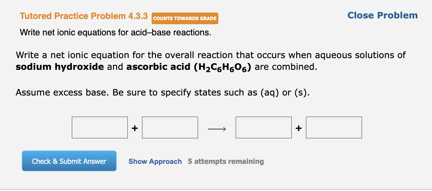 Solved Tutored Practice Problem 433 Counts Towards Grade 