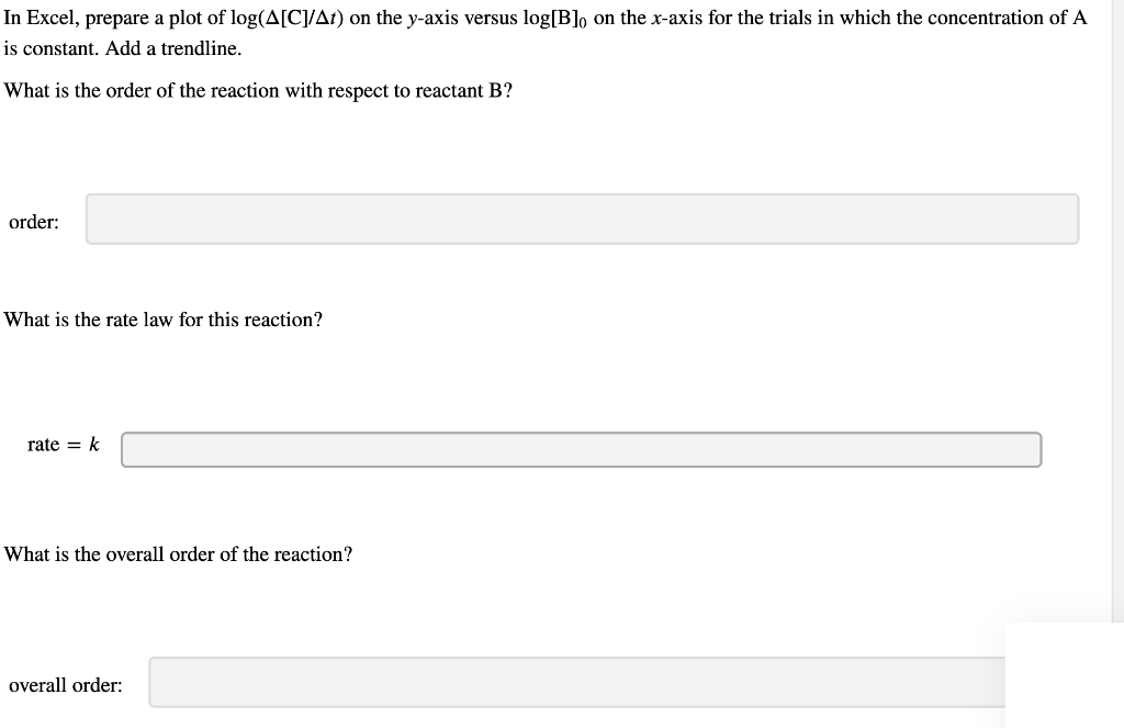 Solved Consider the following generic reaction. a A+b B cC | Chegg.com