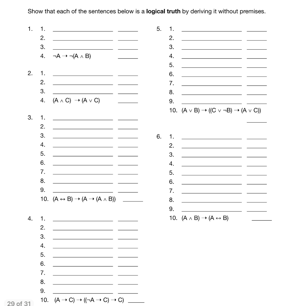 Solved Show that each of the sentences below is a logical | Chegg.com
