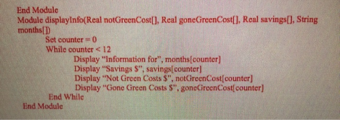 Solved Lab 104 Programming Challenge 1 Going Green And 5548