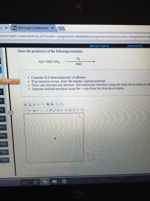 Solved x 'O NSU Login Northeaster t/takeCovalentActivity.do? | Chegg.com