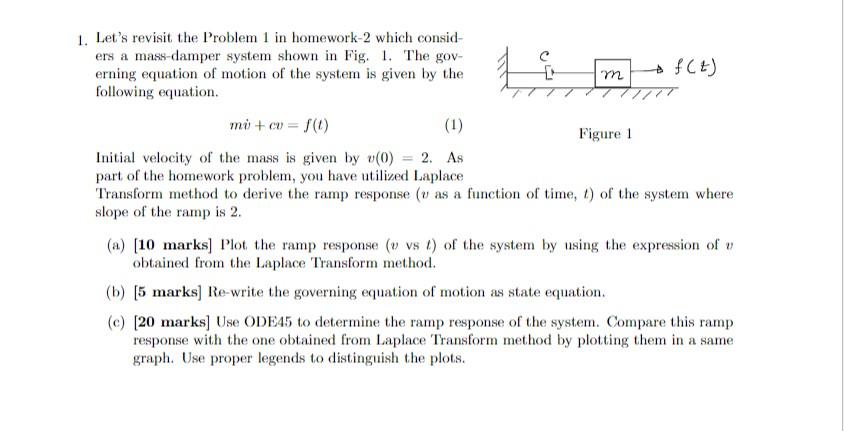 Solved 1. Let's revisit the Problem 1 in homework-2 which | Chegg.com