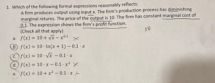 Solved Solve and Step on how to do it what does disminishing | Chegg.com