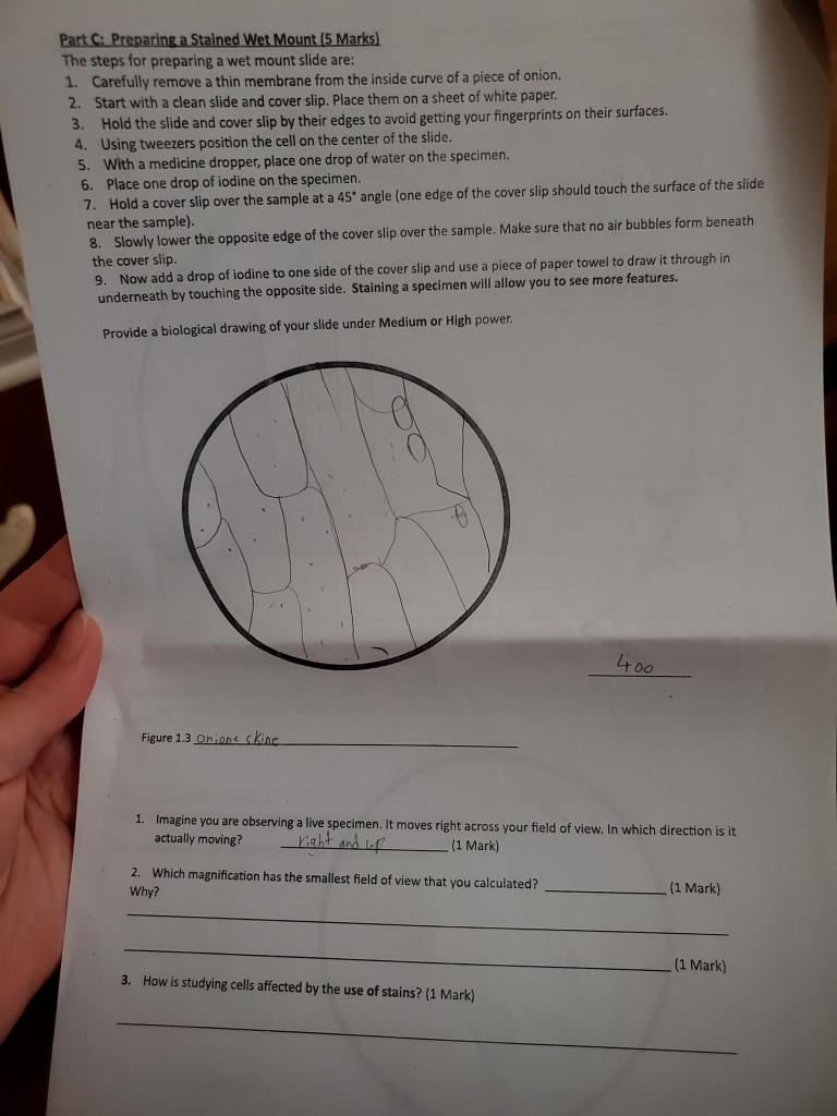 Part 1: Finding Total Magnification When you look | Chegg.com