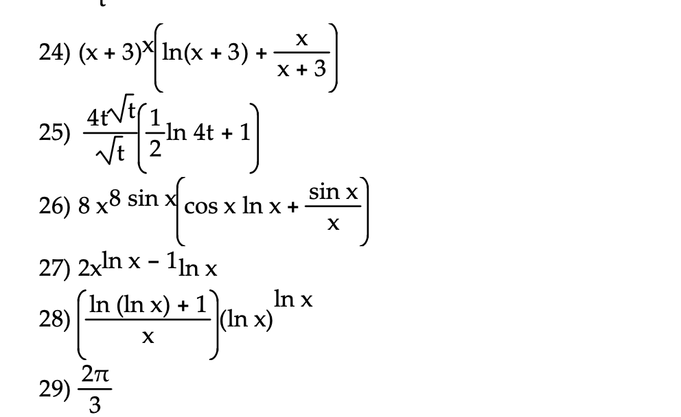 Solved Use logarithmic differentiation to find the | Chegg.com