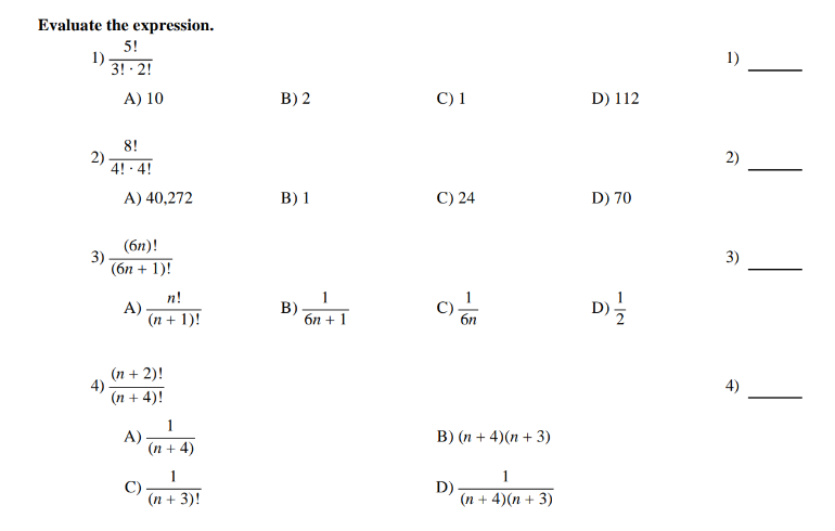 Solved pls help solve 1-4 ﻿with answers and explanation, ty | Chegg.com