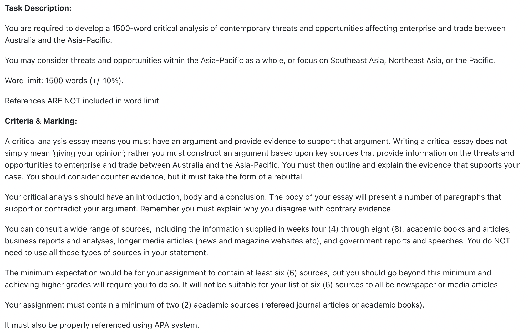 Solved You are required to develop a 1500-word critical | Chegg.com