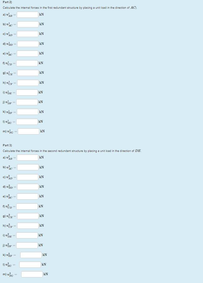 Solved Week 4, Question 3: Using the force method, determine | Chegg.com