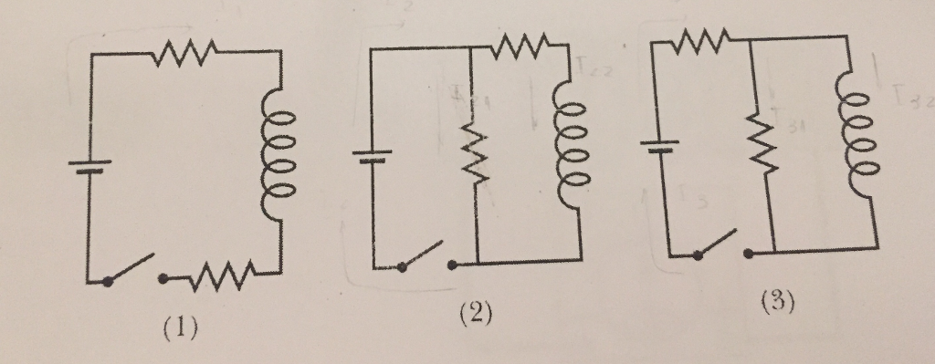 Solved The figure shows three circuits with identical | Chegg.com