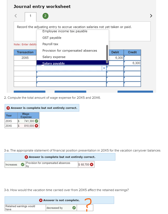Solved A12-15 Provisions-Compensated Absences (LO 12-5, | Chegg.com