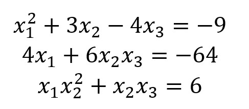 Solve the following System of equations utilizing | Chegg.com