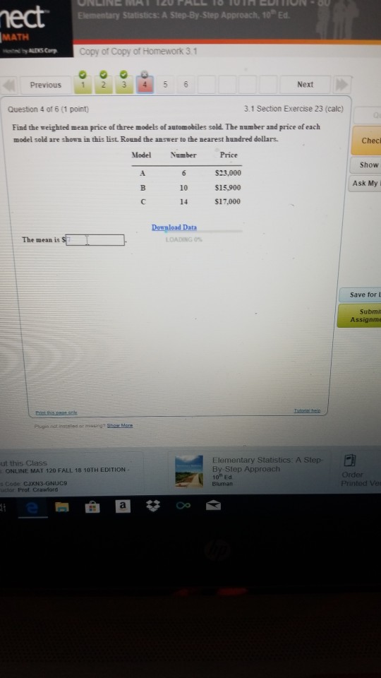 Solved ect Elementary Statistics: A Step-By Step Approach, | Chegg.com