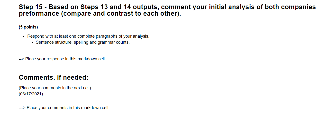 Solved Step 1 - Imports (5 points) • Write All the imports | Chegg.com