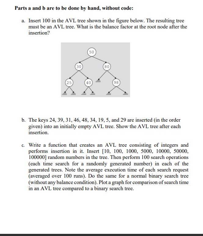 Solved Parts a and b ﻿are to be done by hand, without | Chegg.com