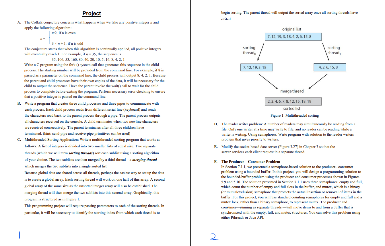 Solved Design of Operating System Programing Project Skip | Chegg.com