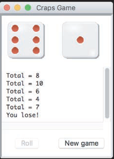 Convert the DiceDemo program discussed in this | Chegg.com